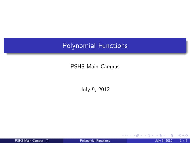 Polynomial Functions Pdf 9016