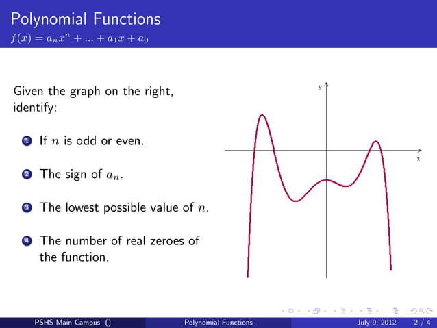 Polynomial functions | PDF