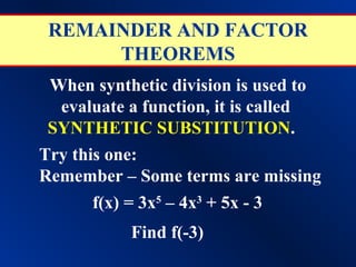 Polynomial functions | PPT