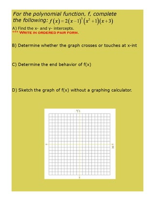 Polynomial functions | PDF