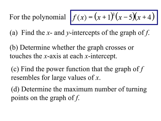 polynomial_functions.ppt mathematics topic | PPT