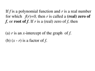 polynomial_functions.ppt mathematics topic | PPT