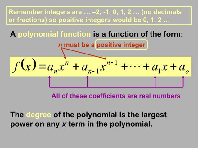 Polynomial_Functions(1).ppt and remainder theorem | PPT