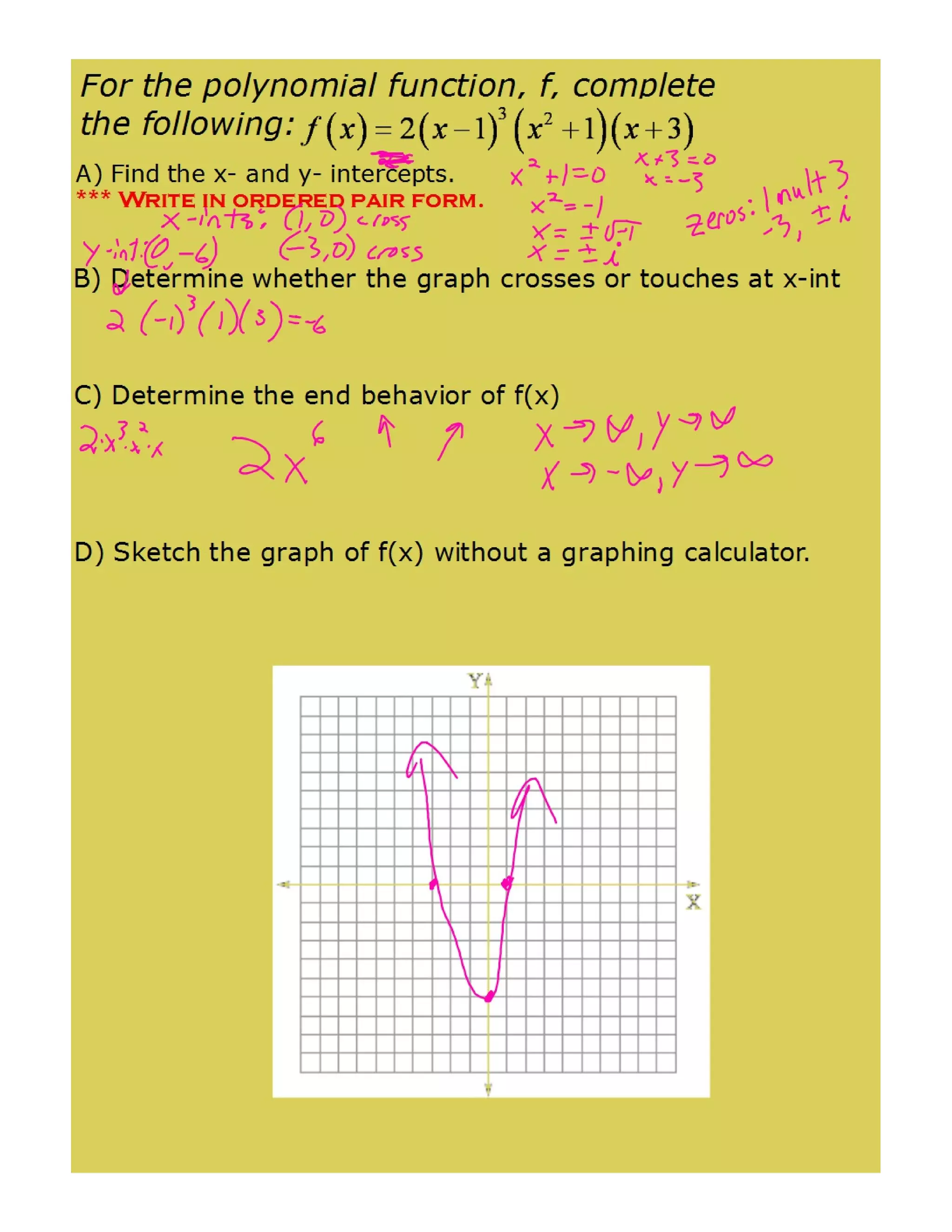 Polynomial functions start real zeros | PDF