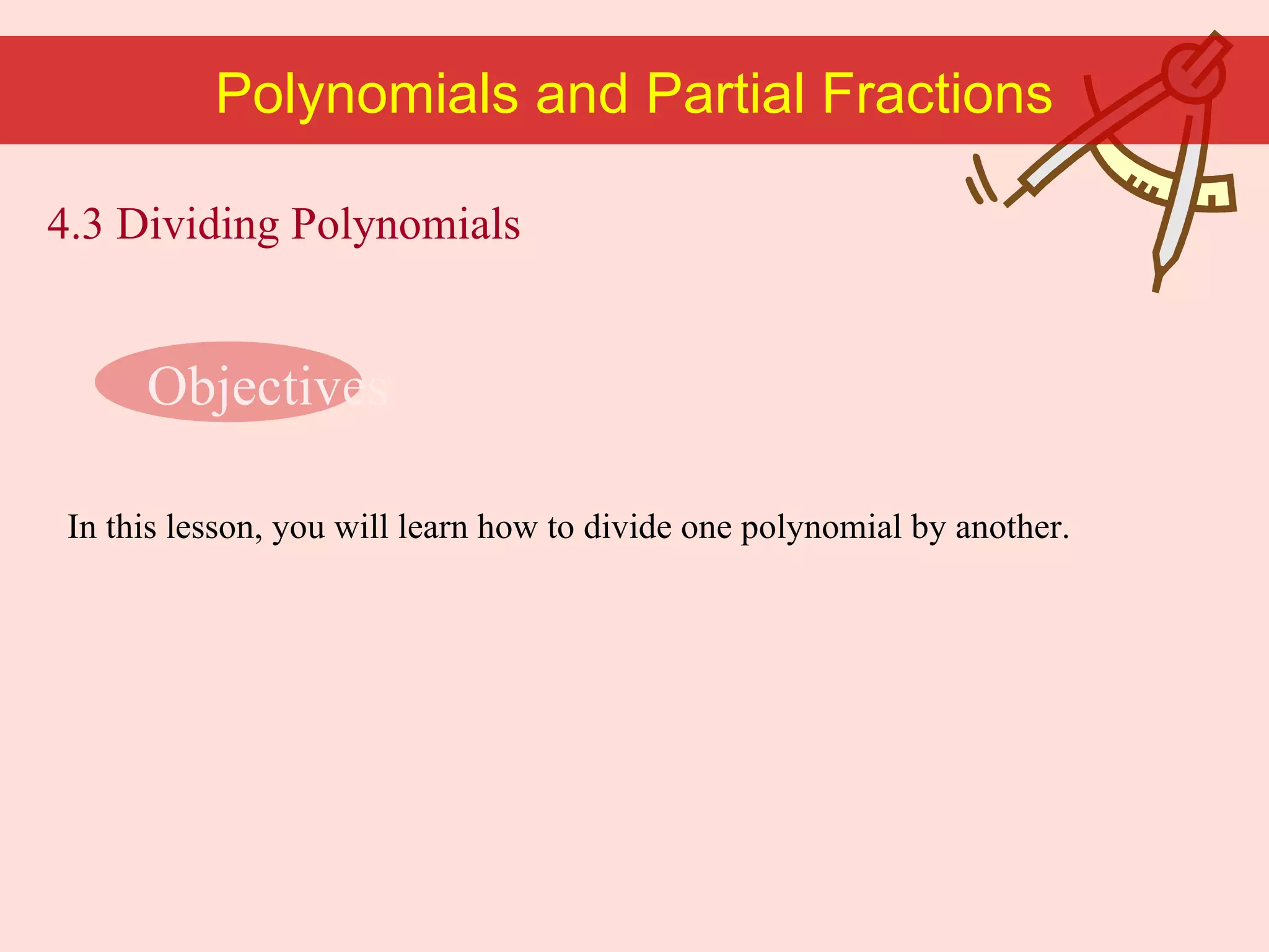 Polynomial identities division | PPT