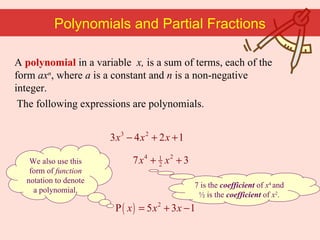 Polynomial identities division | PPT