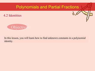 Polynomial identities division | PPT