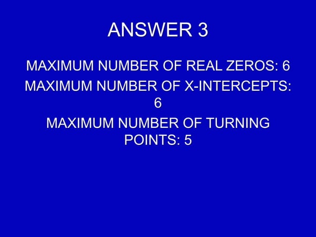 Polynomial and Rational Jeopardy | PPTX