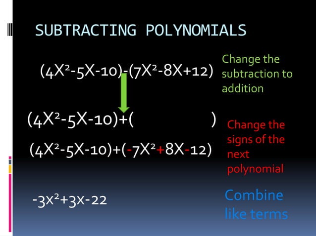 Polynomial operations | PPT
