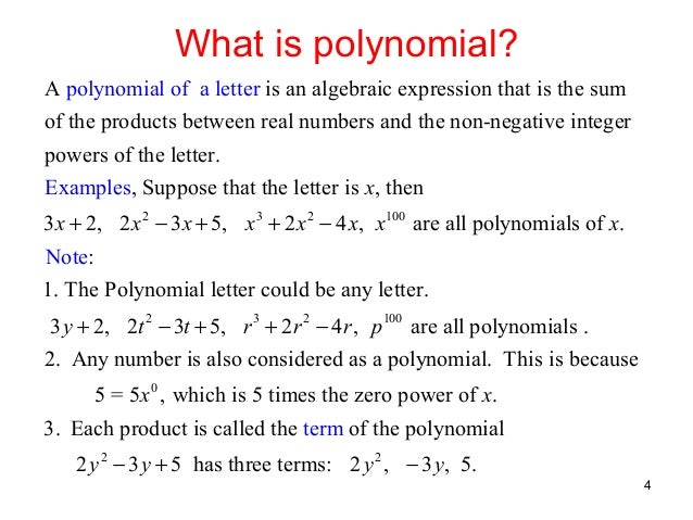 Polynomial Expression