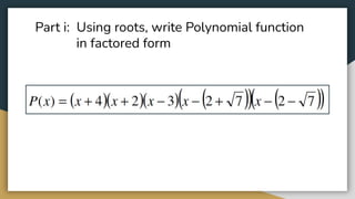 Polynomial Poster Project | PPT