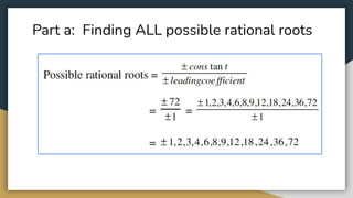 Polynomial Poster Project | PPT