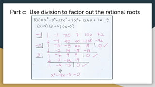 Polynomial Poster Project | PPT