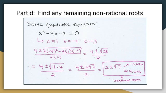 Polynomial Poster Project | PPT