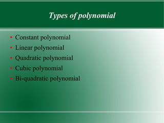 Polynomial | ODP | Physics | Science