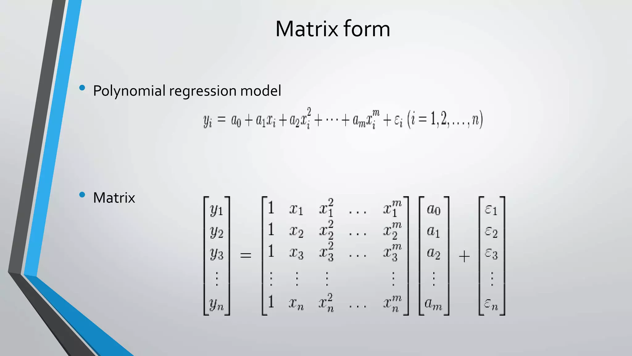 Polynomial regression | PPTX