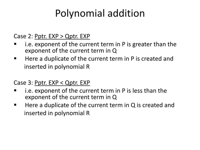 Polynomial reppresentation using Linkedlist-Application of LL.pptx | Programming Languages ...