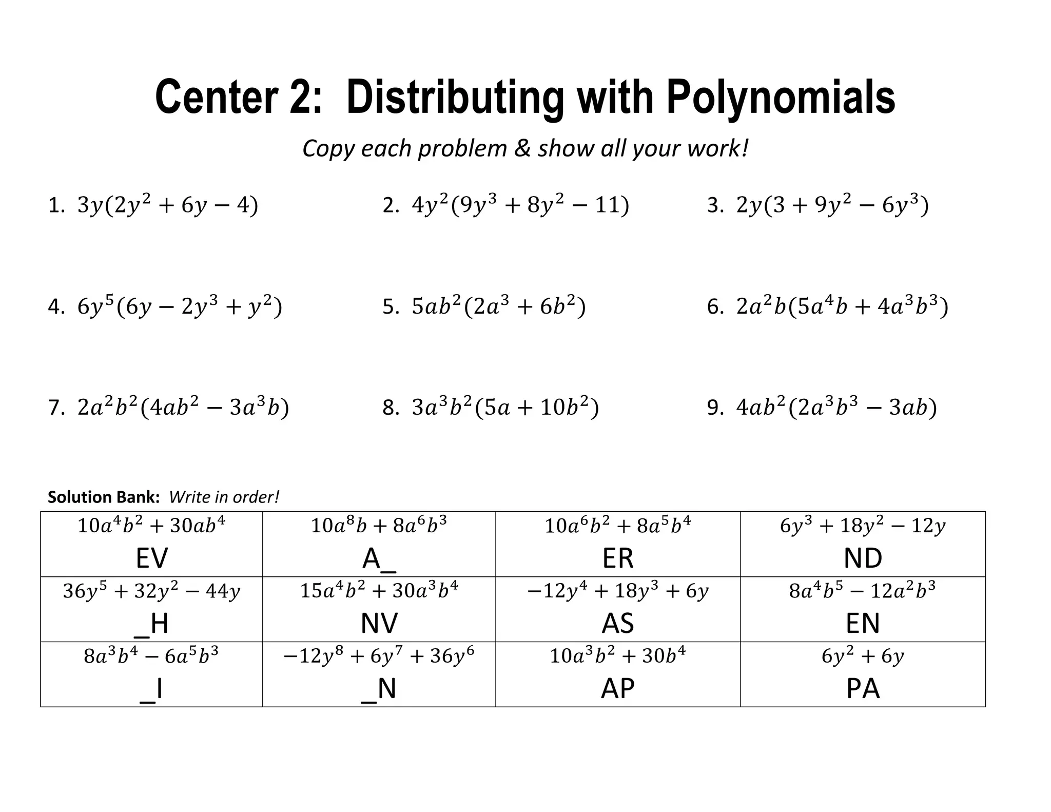Polynomial review centers | DOCX