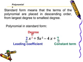 Polynomials | PPT | Computing | Technology & Computing