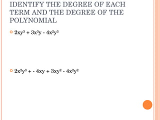 Polynomials | PPT
