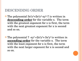 Polynomials | PPT
