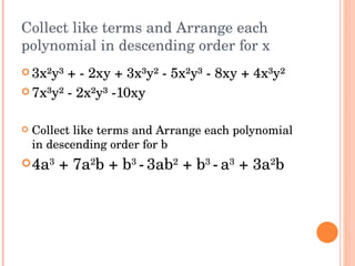 Polynomials | PPT