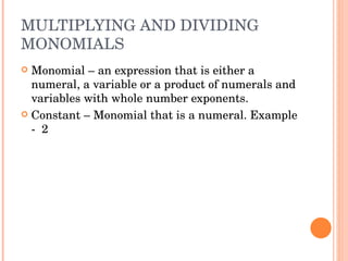 Polynomials | PPT