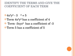 Polynomials | PPT