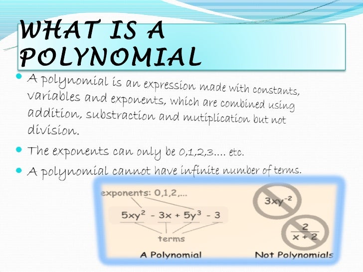 Polynomials