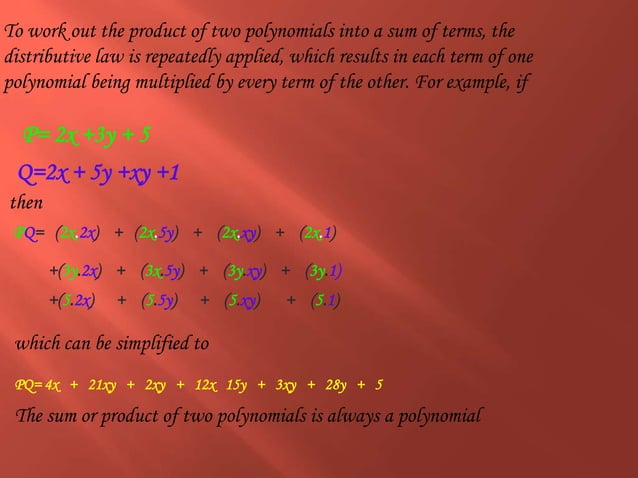Polynomials | PPTX | Physics | Science