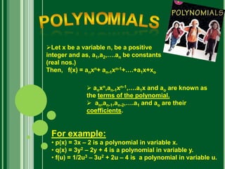 Polynomials | PPSX