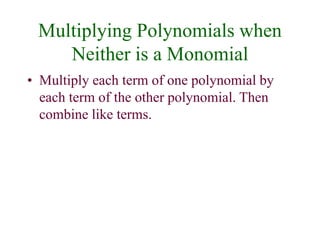 Polynomials | PPT