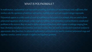 Polynomials | PPT