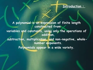 Polynomials | PPT