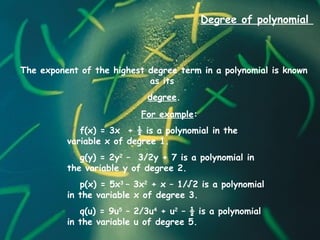 Polynomials | PPT