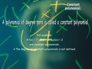 Polynomials | PPT