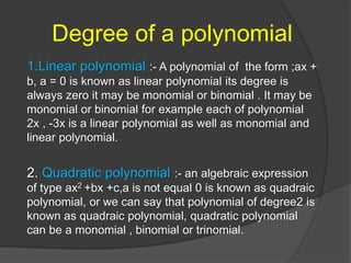 Polynomials | PPT