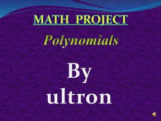 Polynomials | PPTX