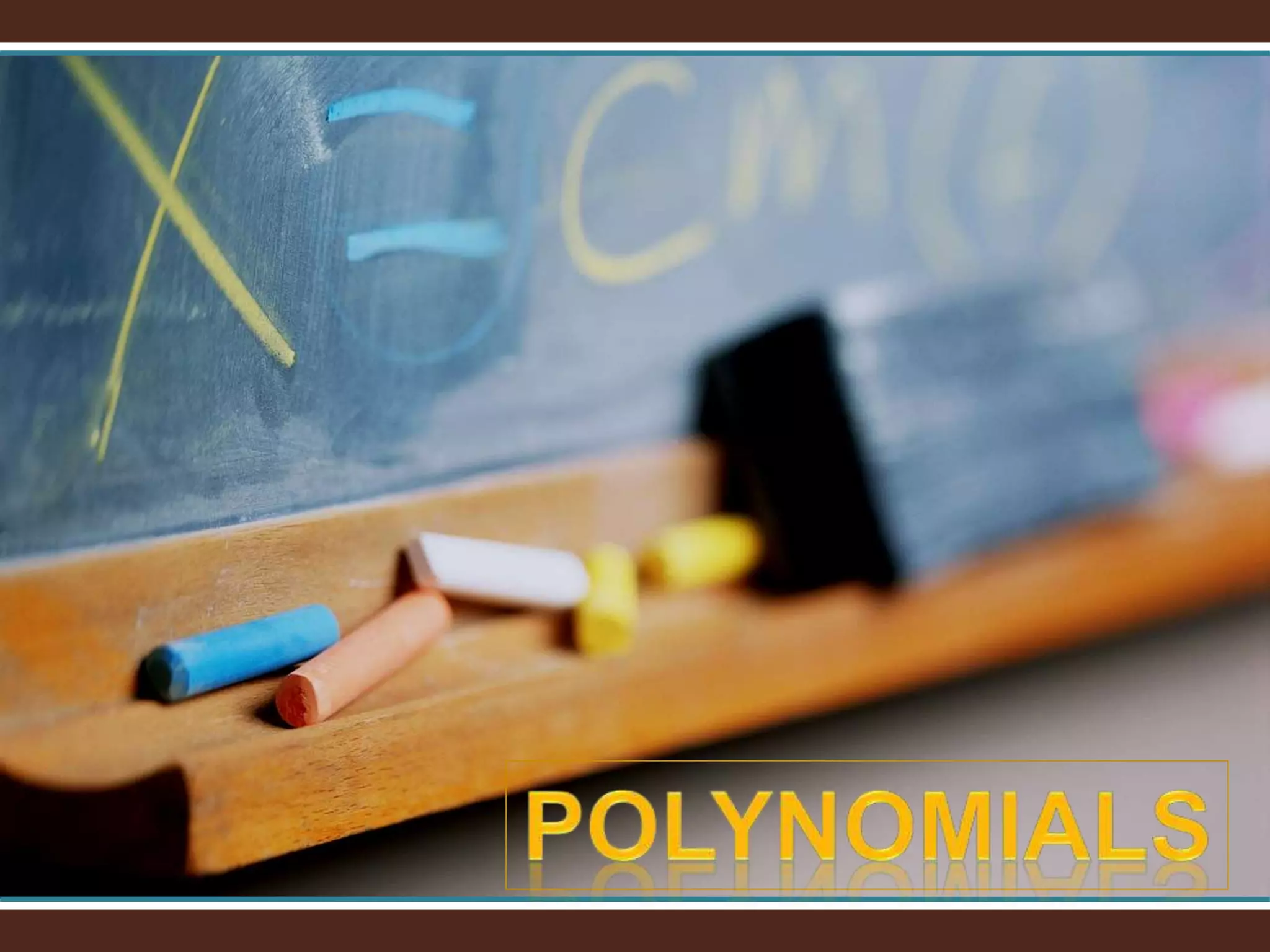 Polynomials | PPTX