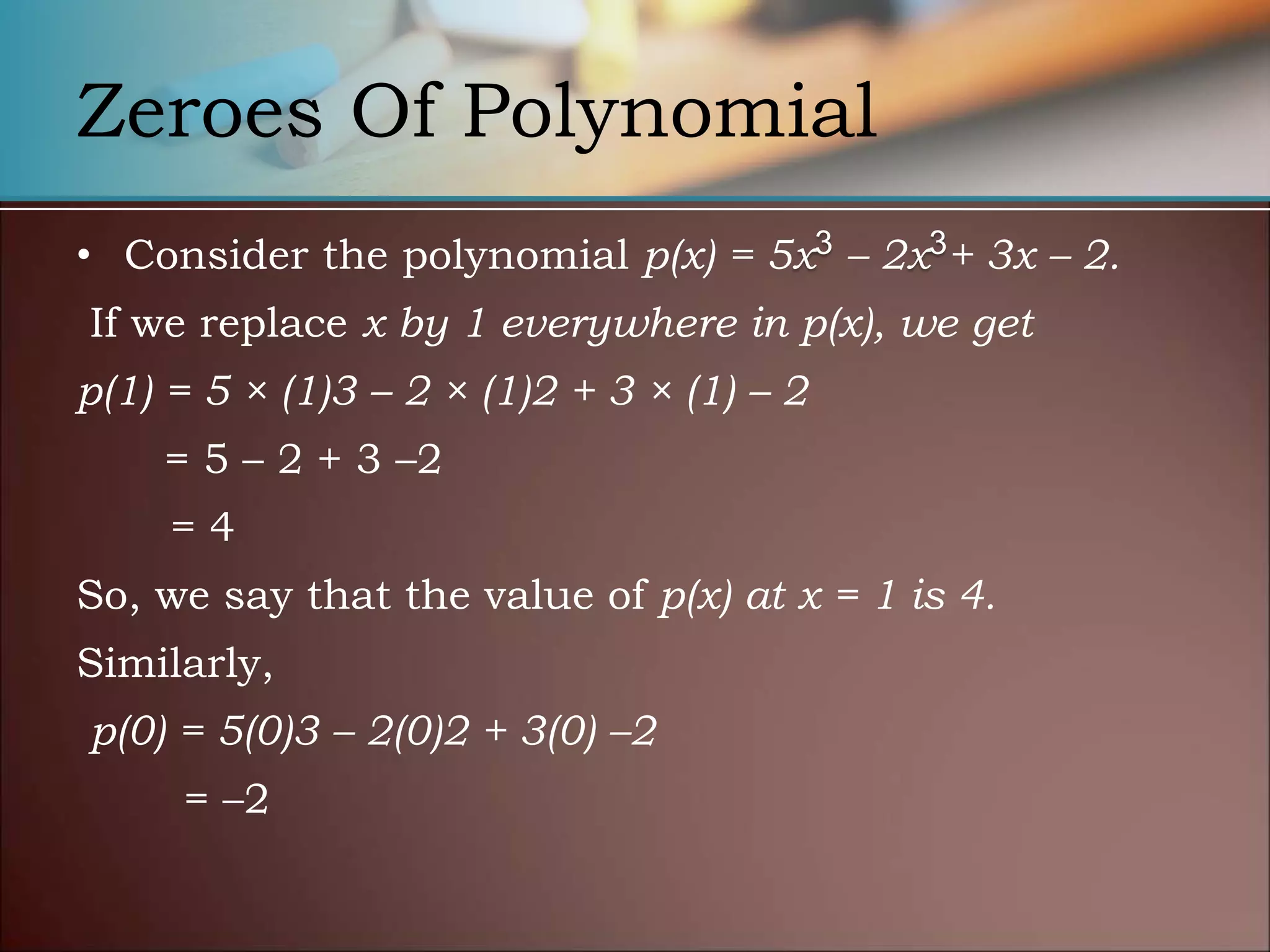 Polynomials | PPTX