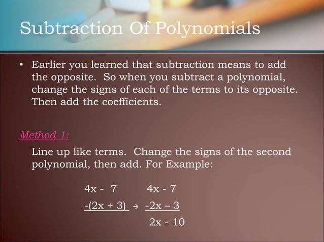 Polynomials | PPTX