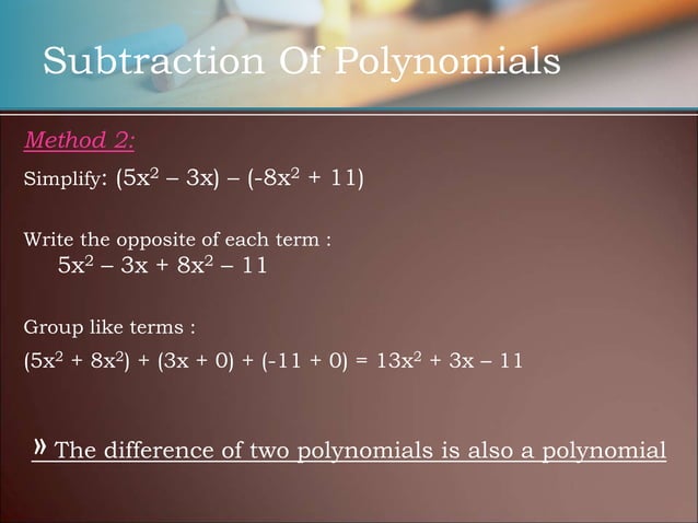 Polynomials | PPTX