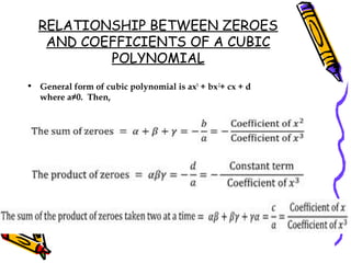 CLASS X MATHS Polynomials | PPT