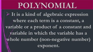 Polynomials | PPT