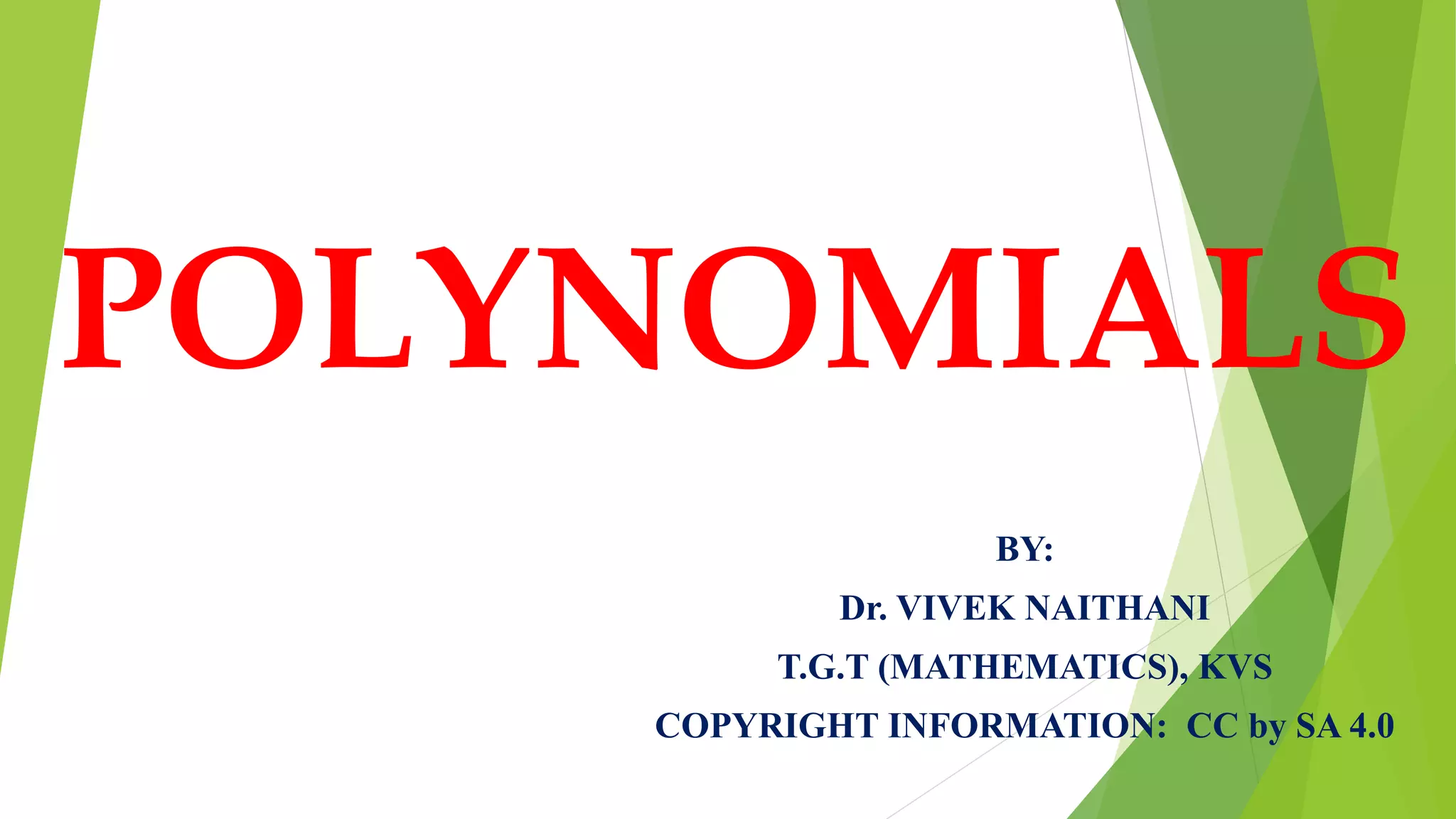 Polynomials | PDF