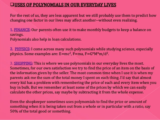 Polynomials | PPTX