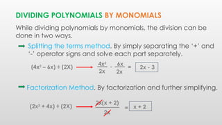 POLYNOMIALS and different types of polynomial.pptx