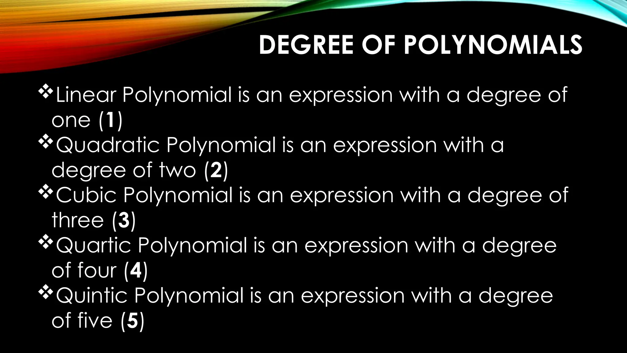 Grade 10 Polynomials and Polynomial Equations | PPT