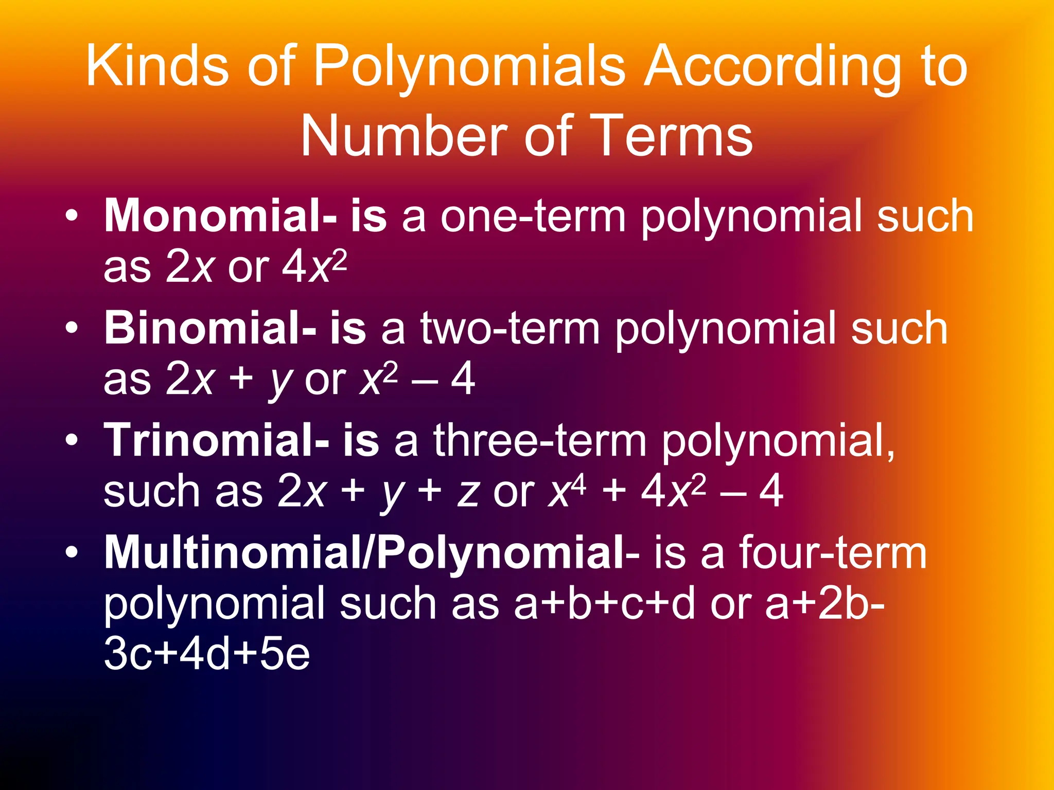 Mathematics for Grade 7: all about Polynomials.pdf