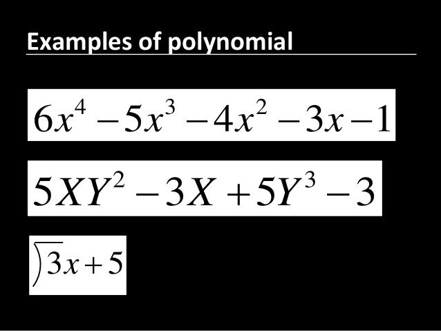 Polynomials (Algebra) - Class 10